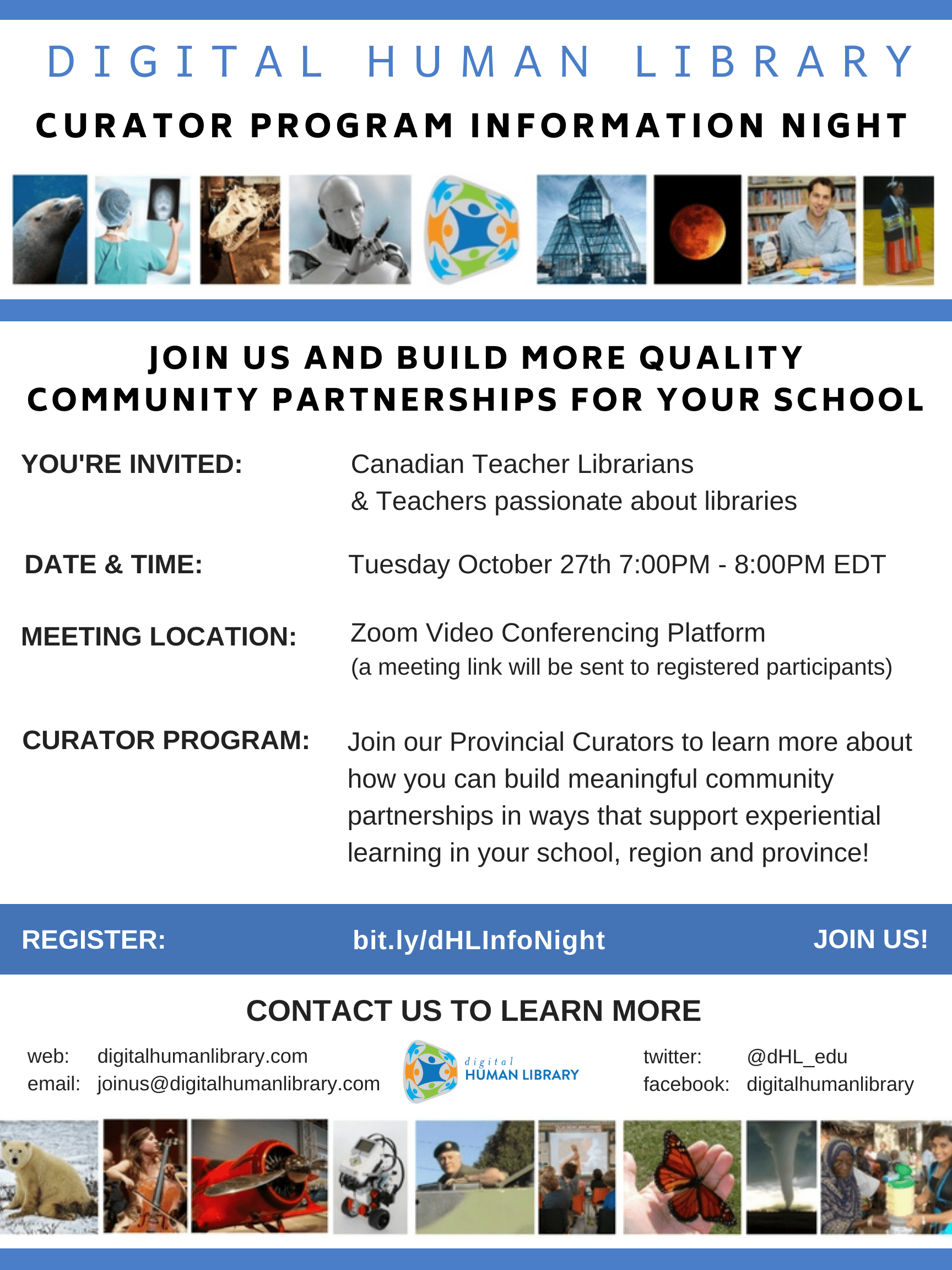 Curator Program Information Night 2020 - Digital Human Library