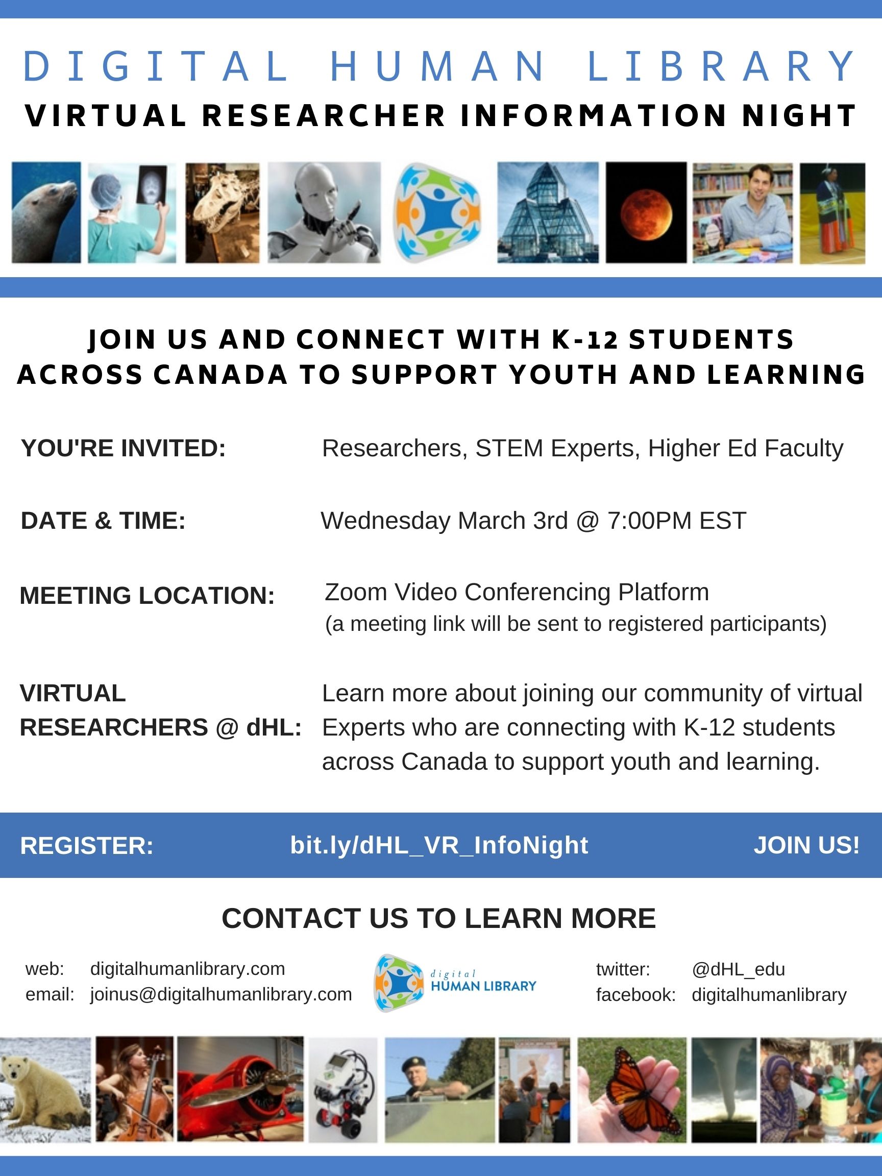 Invitation to Join dHL as a Virtual Researcher - Digital Human Library